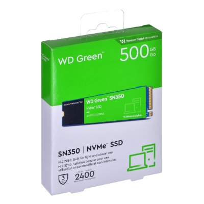 SSD Western Digital WD Green SN350 NVMe, 500GB, PCI Express 3.0, M.2 | PC NOW